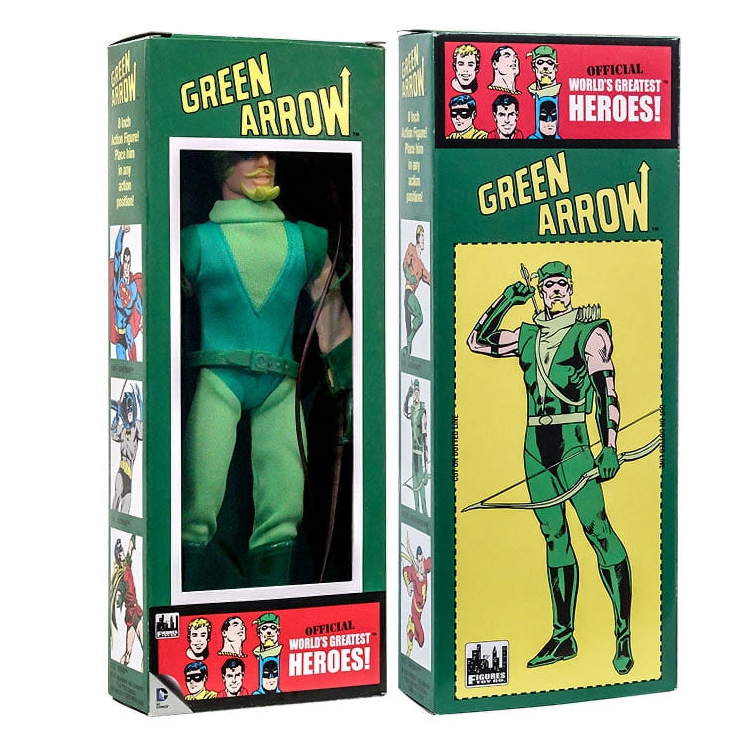 DC Comics Retro Style Boxed 8 Inch Action Figures: Green Arrow ...