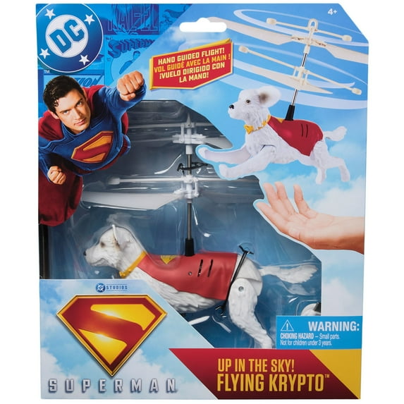 DC Comics SUPERMAN up in the Sky! Flying Krypto, 7.5-Inch Hovering ...