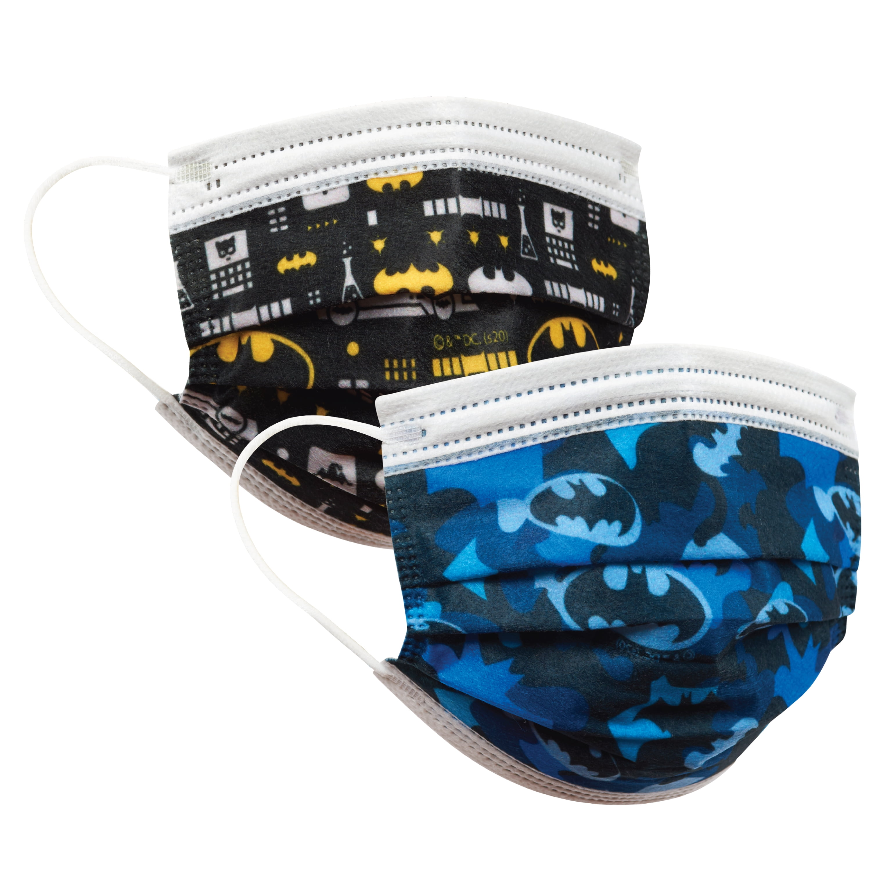 DC Comics Single Use Face Mask - Small, Ages 2-7, 2 Assorted designs ...