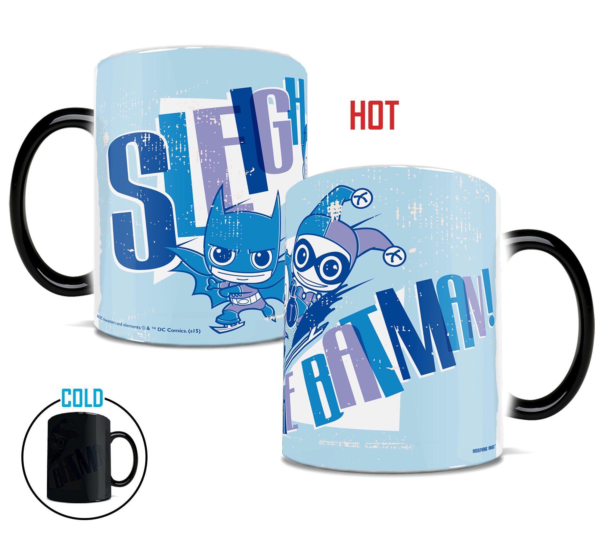 DC Comics (Sleigh the Batman) Morphing Mugs® Heat-Sensitive Mug ...