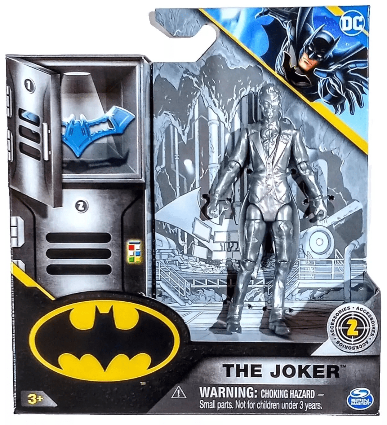 DC Comics Spin Master The Joker Rebirth 4" Chase Action Figure ...