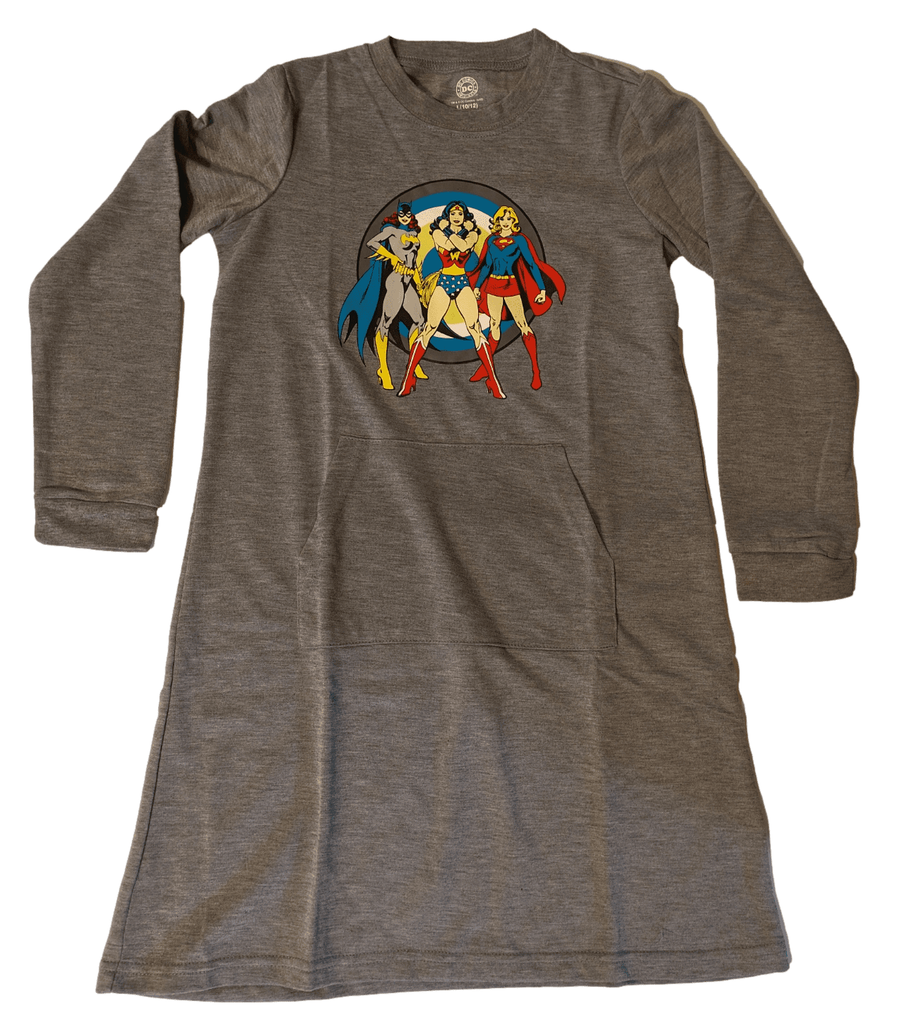 Dc Comics Super Hero Girls Rule Girls Nightgown Wonder Woman Supergirl And Batgirl Size Lg 10