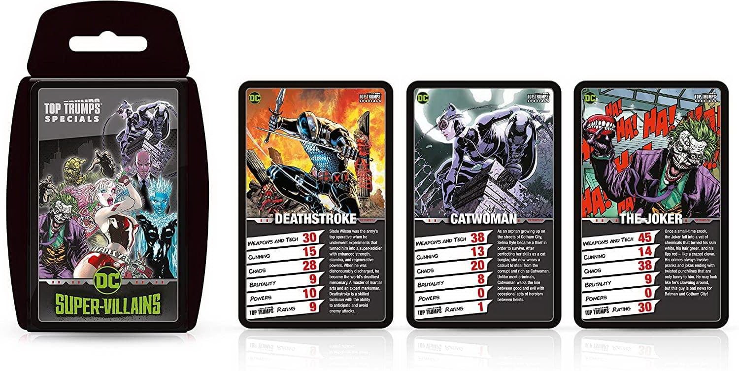 DC Comics Super-Villains Top Trumps Card Game - Walmart.com