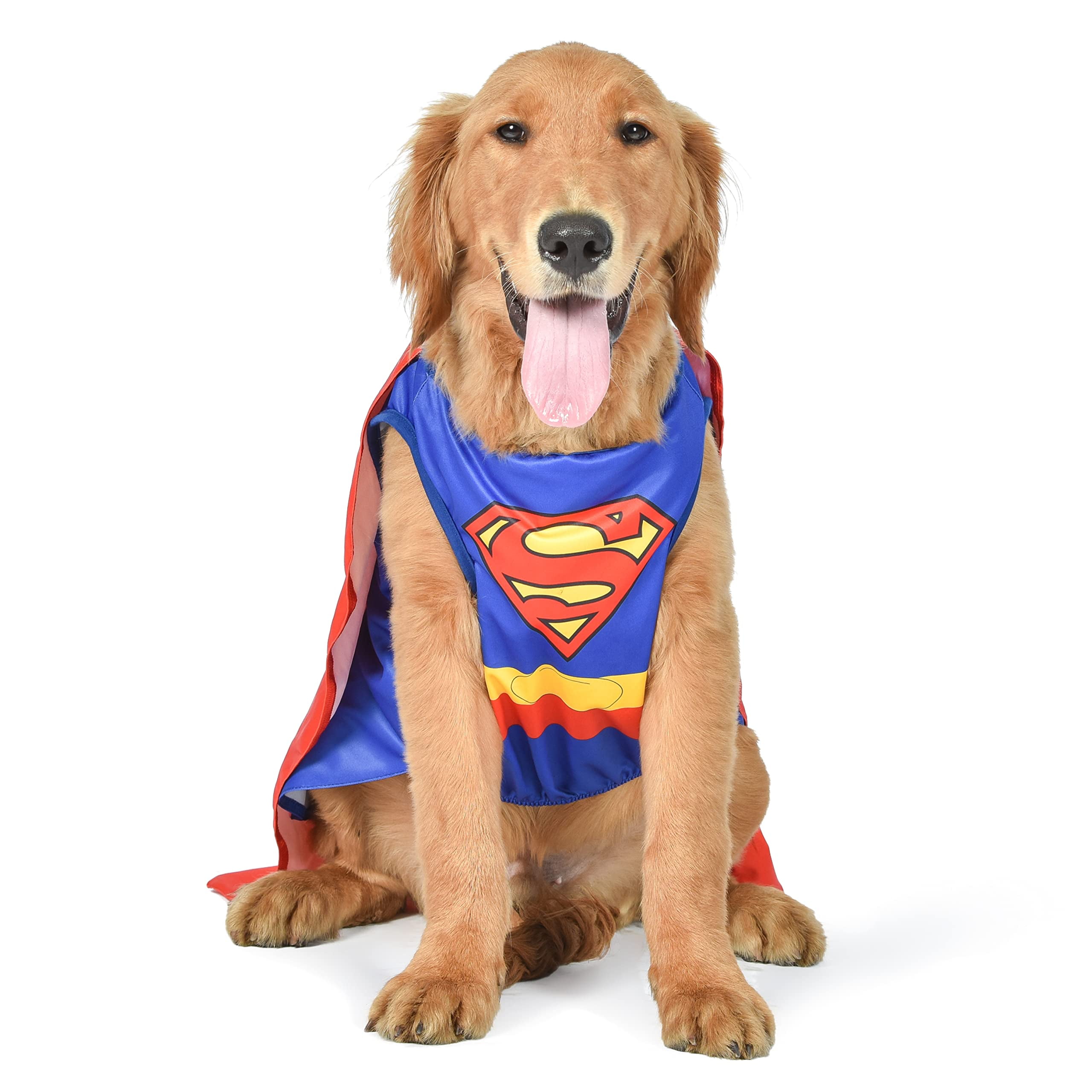 DC Comics Superhero Superman Halloween Dog Costume - Medium - | DC ...