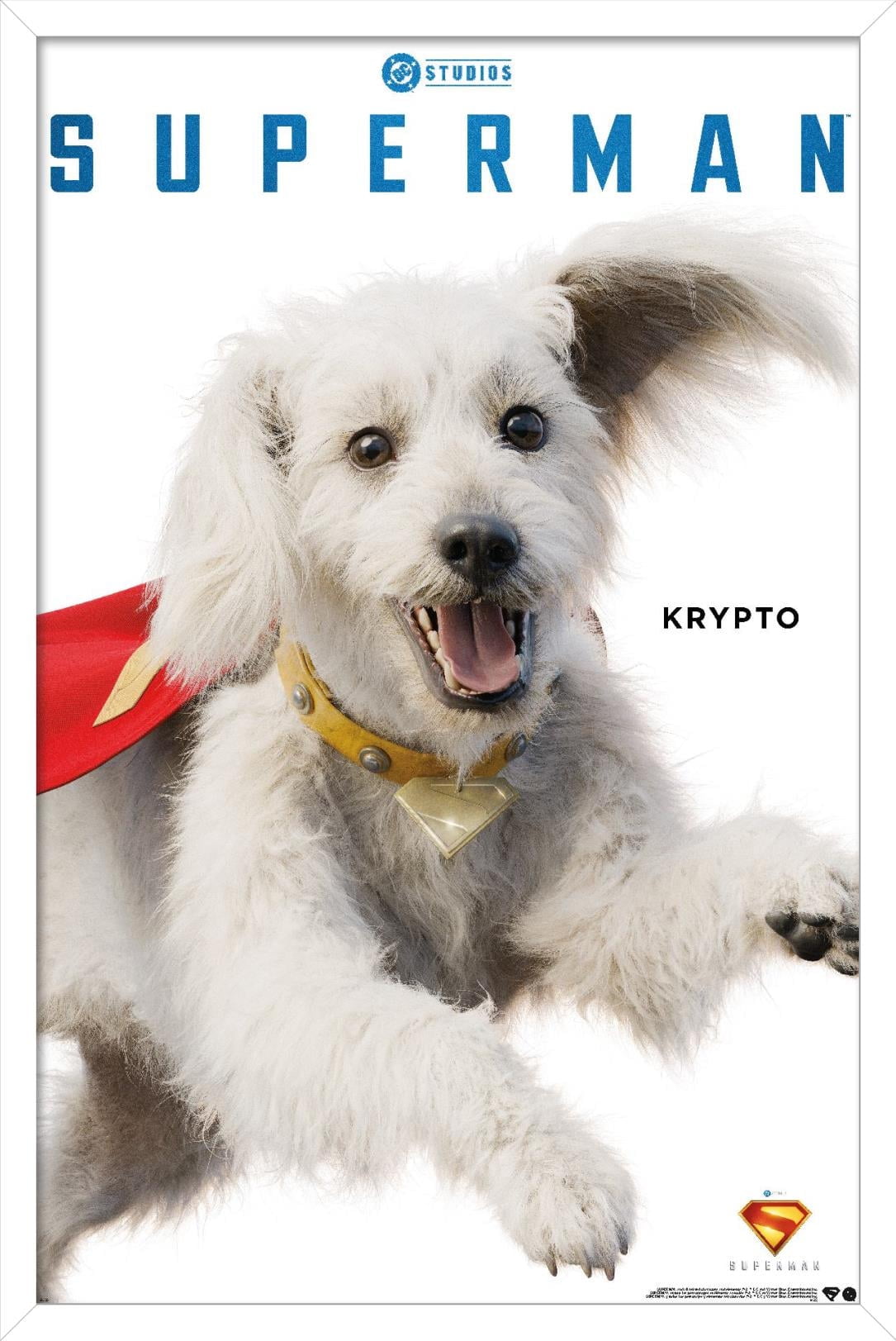 DC Studios Superman (2025) - Krypto Feature Series Wall Poster, 22.375" x 34" Framed - Walmart.com