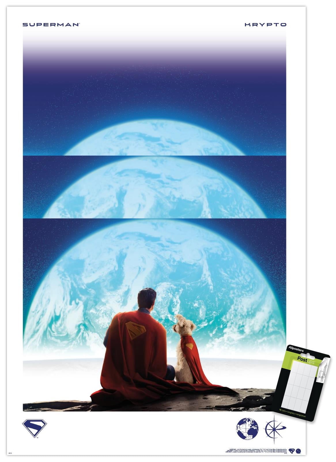 DC Studios Superman (2025) - Moon Teaser One Sheet Wall Poster, 14.725 ...