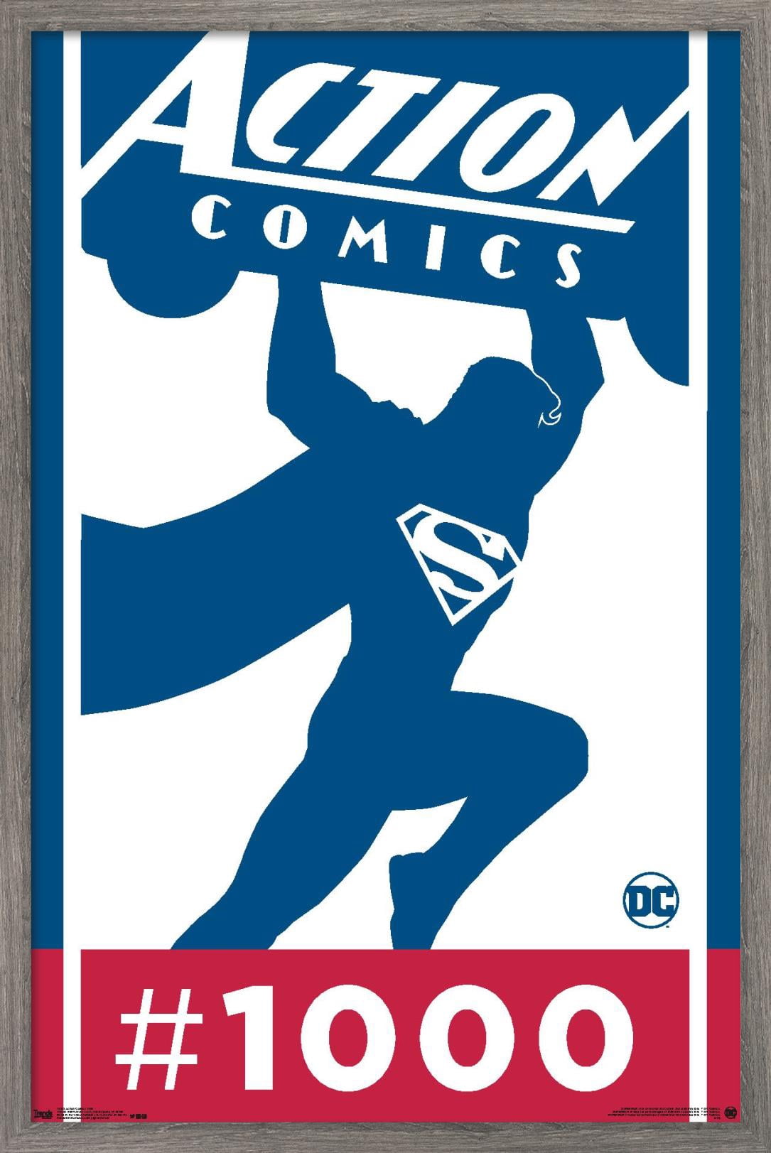 DC Comics - Superman - Action Comics 1000 Wall Poster, 22.375" x 34 ...
