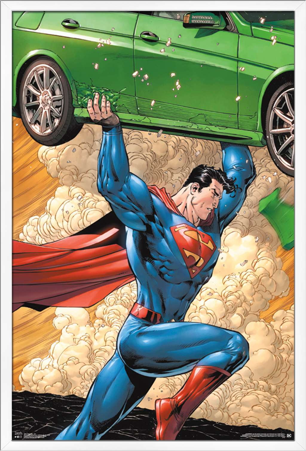 DC Comics - Superman - Car Wall Poster, 22.375" x 34", Framed - Walmart.com