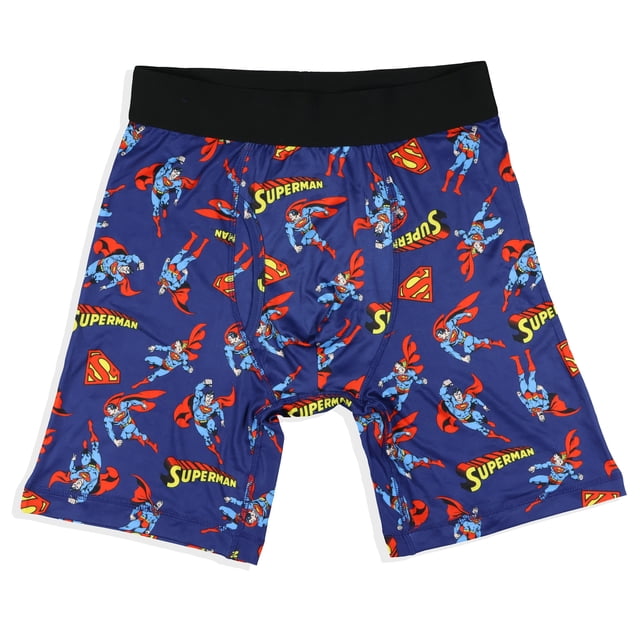 DC Comics Superman Logo Character Boxer Briefs Men's All Over Print ...