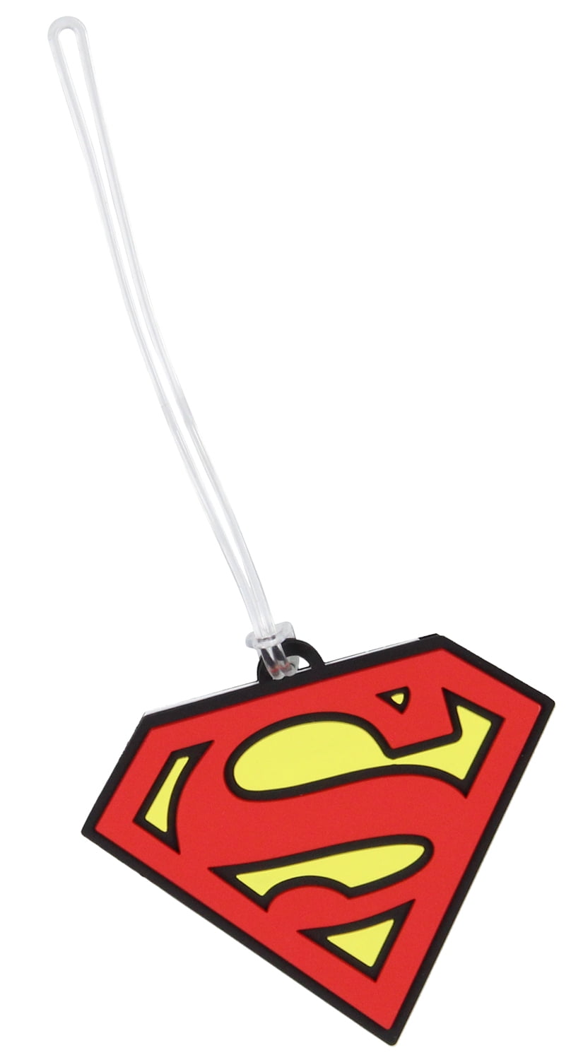 DC Comics Superman Luggage Tag For Suitcases Travel Name Tag For Bags ...