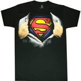 DC Comics Superman Ripping Open Adult T-Shirt - Walmart.com