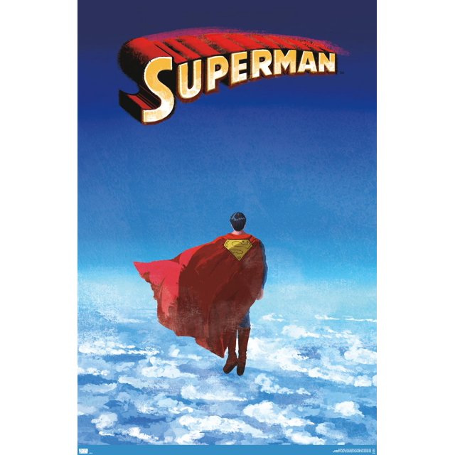DC Comics - Superman - Skyline Clouds Wall Poster, 14.725" x 22.375 ...