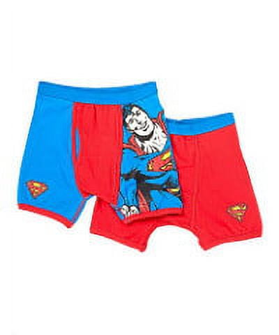DC Comics 'Superman Superhero Underwear' Stripe Multipack Boxer Briefs ...