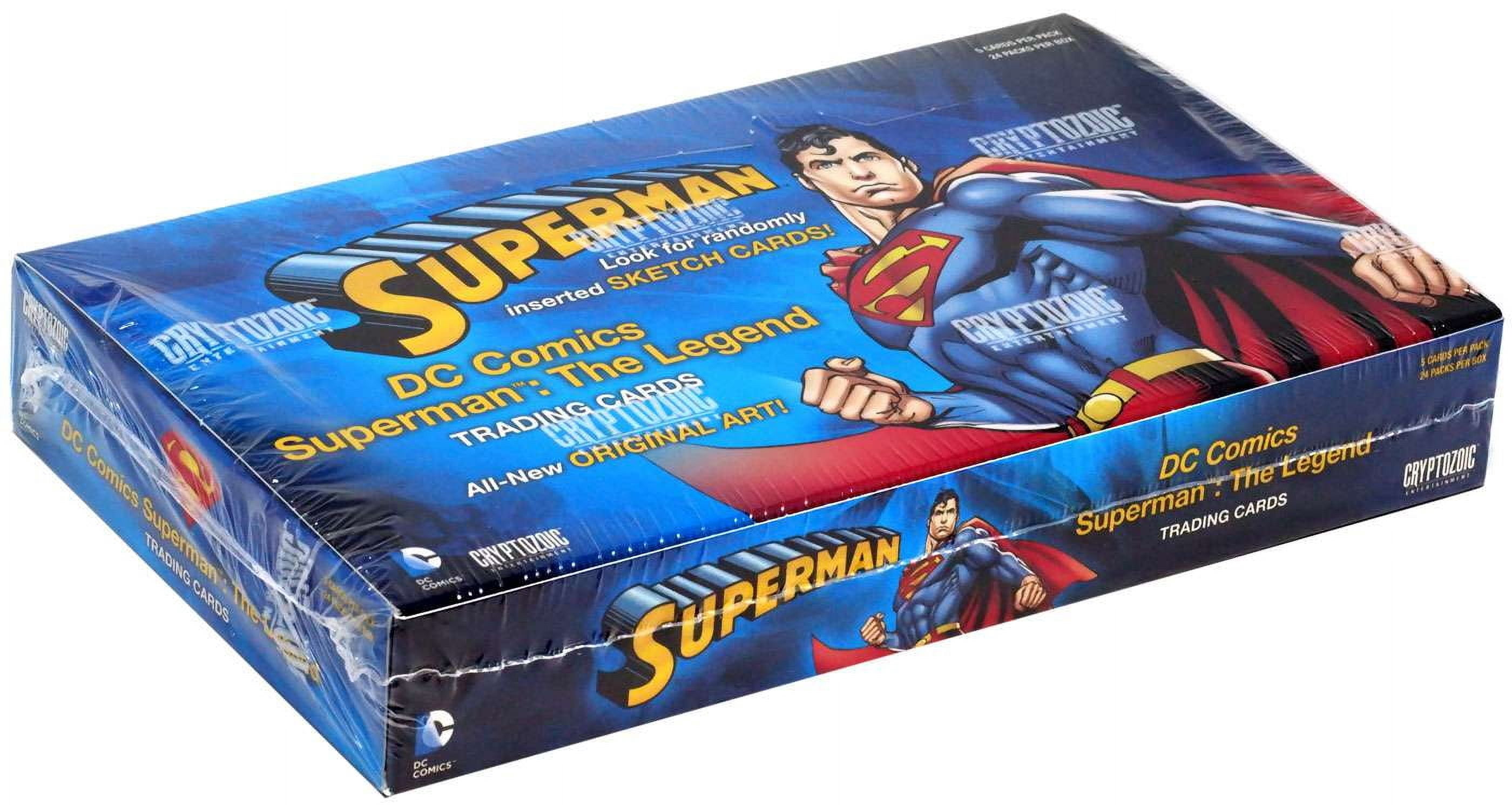 DC Comics Superman: The Legend Trading Cards Hobby Box - Walmart.com
