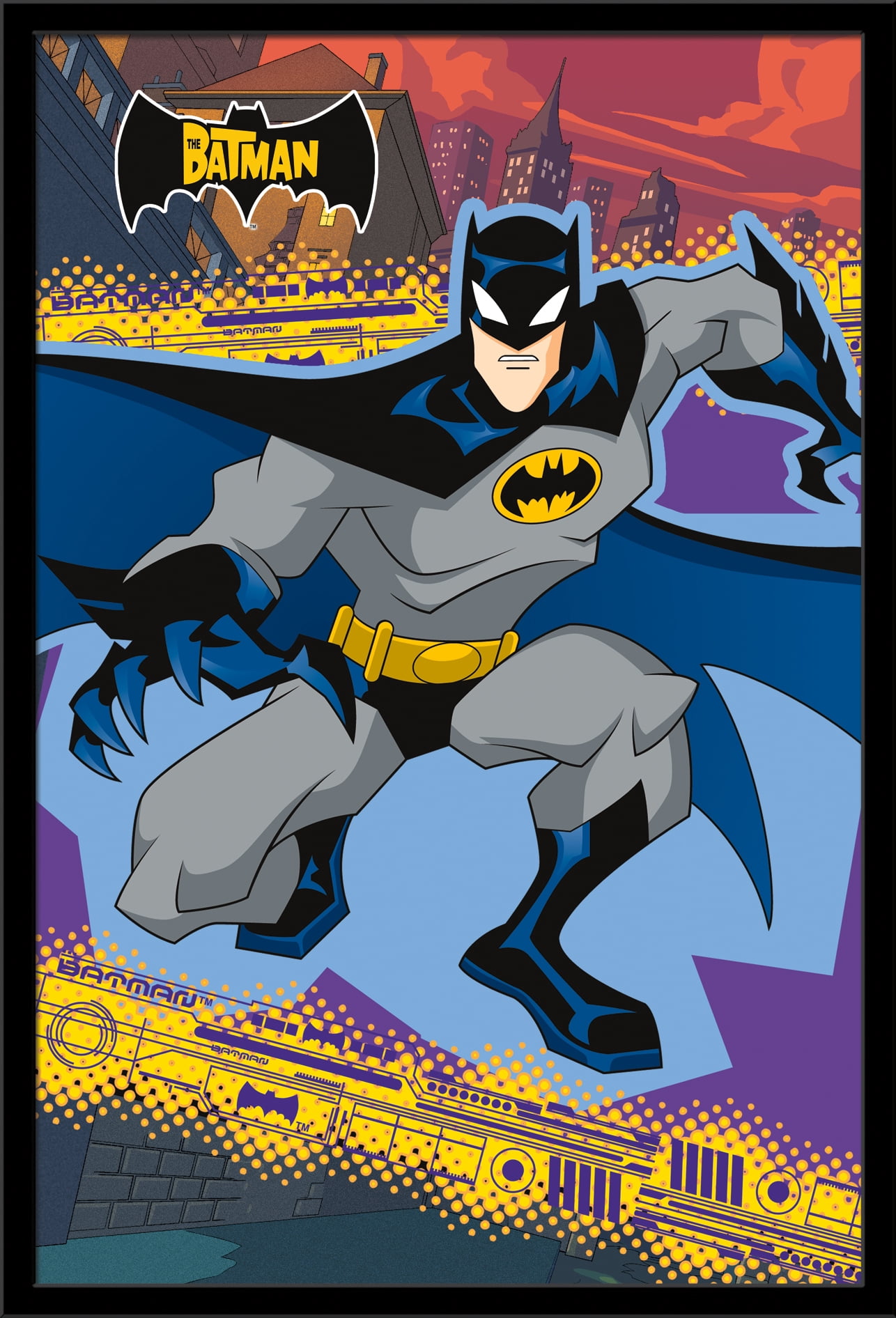 DC Comics TV - Batman - The Batman Wall Poster, 22.375" x 34", Framed ...