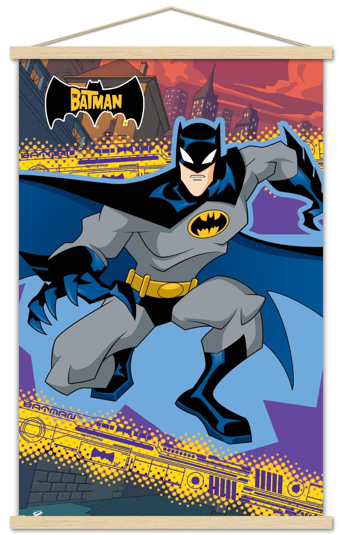 DC Comics TV - Batman - The Batman Wall Poster with Wooden Magnetic ...