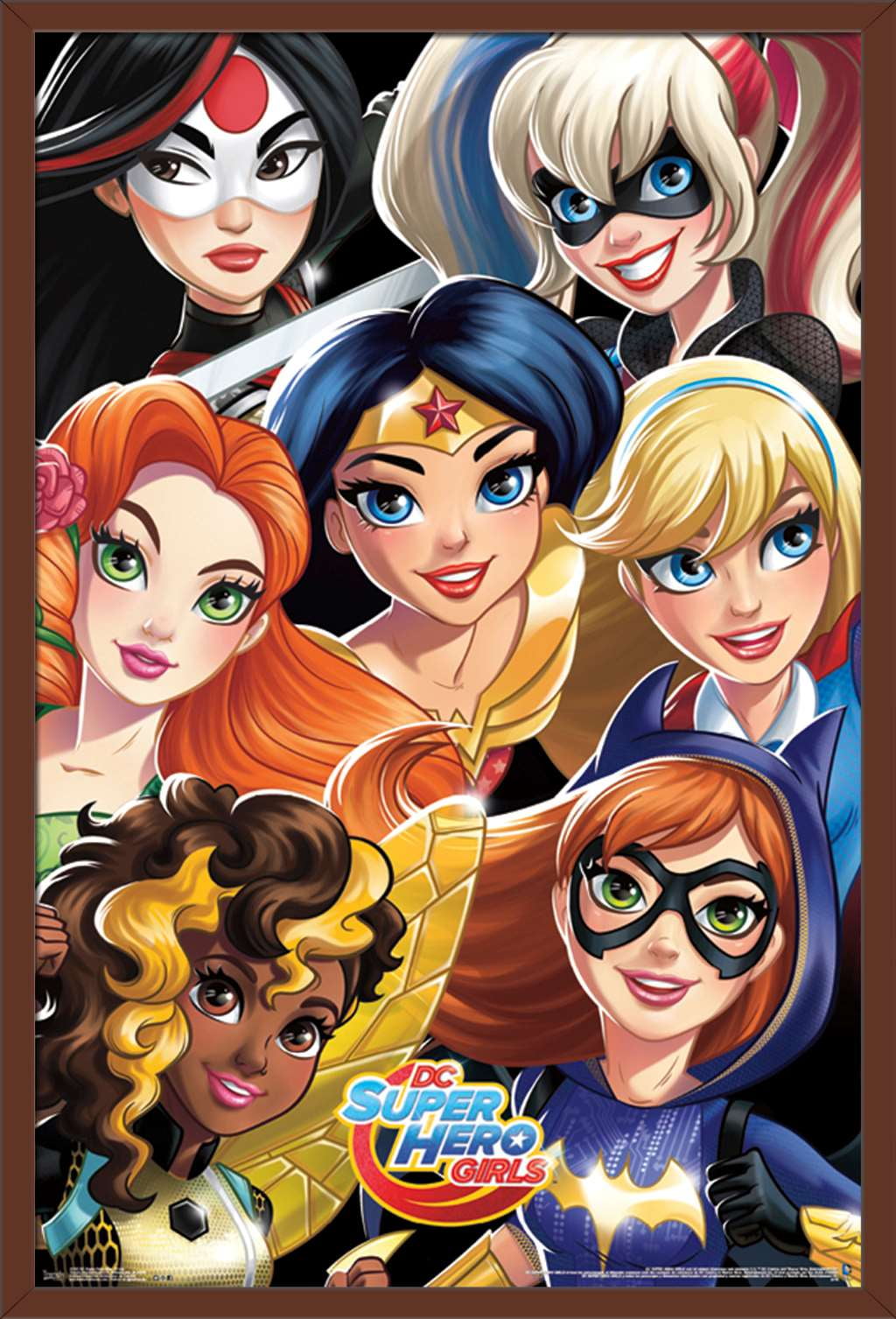 DC Comics TV - DC Superhero Girls - Group Wall Poster, 22.375" x 34 ...