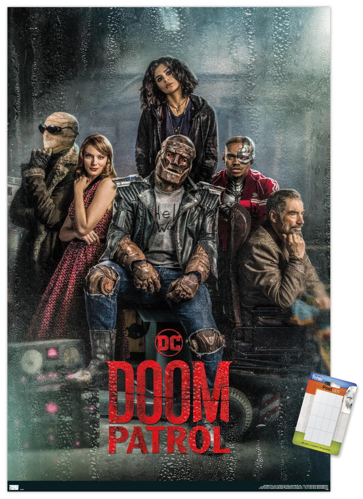 DC Comics TV Doom Patrol - Group One Sheet Wall Poster, 14.725" x 22. ...