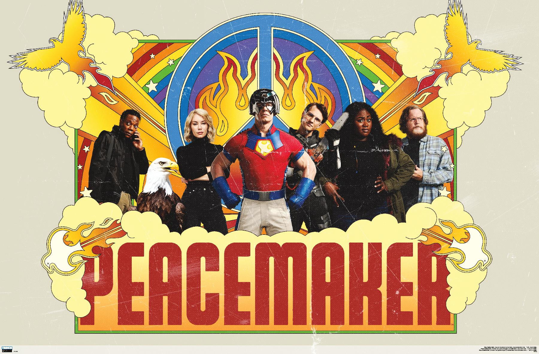 DC Comics TV Peacemaker - Group Wall Poster, 14.725" x 22.375 ...
