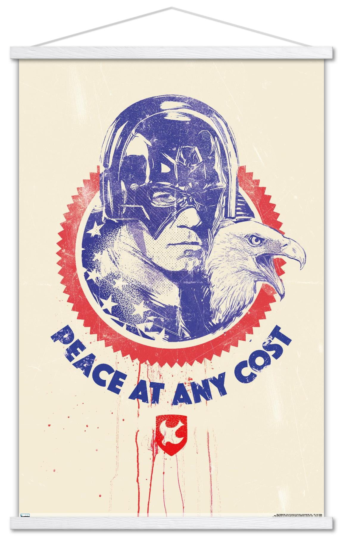 DC Comics TV Peacemaker - Peace at Any Cost Wall Poster with Magnetic ...