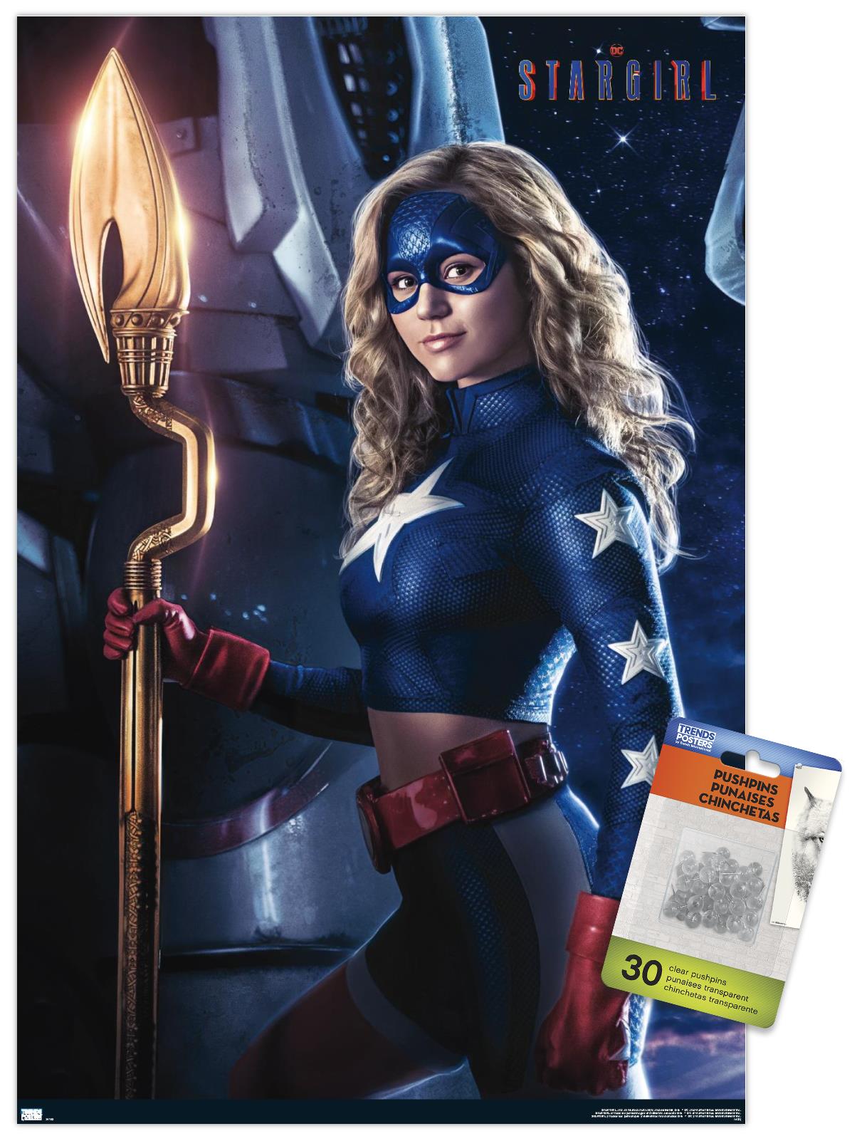 Dc Comics Tv Stargirl Key Art Wall Poster With Push Pins 14 725 X