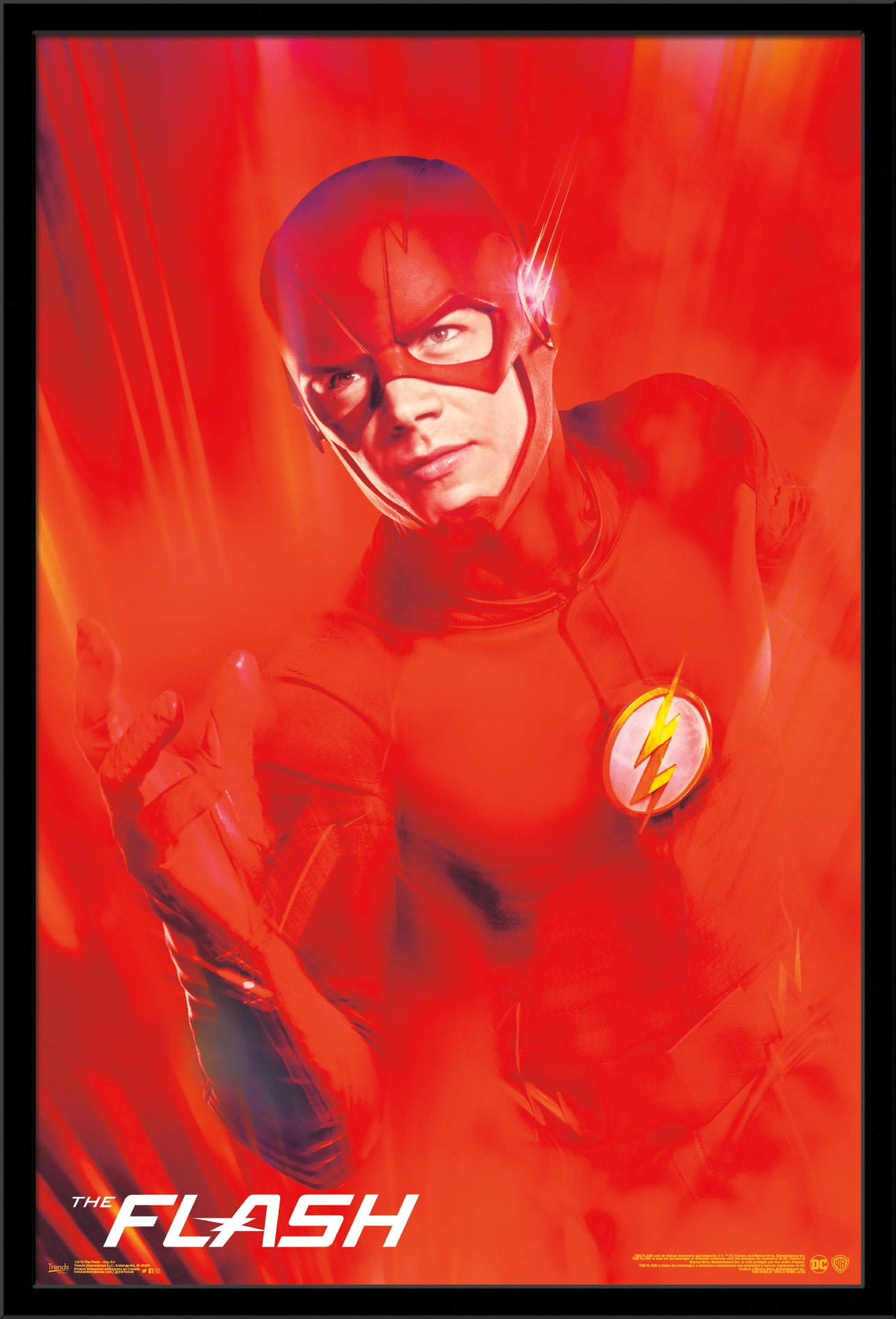 DC Comics TV - The Flash - Key Art Wall Poster, 22.375" x 34", Framed ...