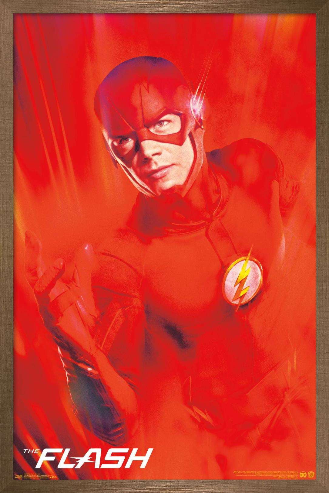 DC Comics TV - The Flash - Key Art Wall Poster, 22.375" x 34", Framed ...