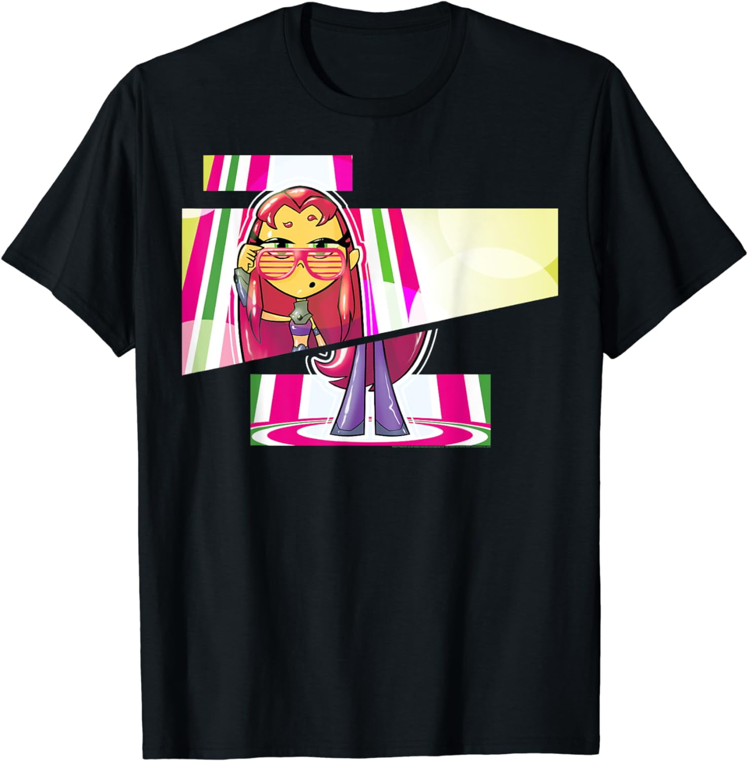 DC Comics Teen Titans Go! Starfire Cut Panels T-Shirt - Walmart.com