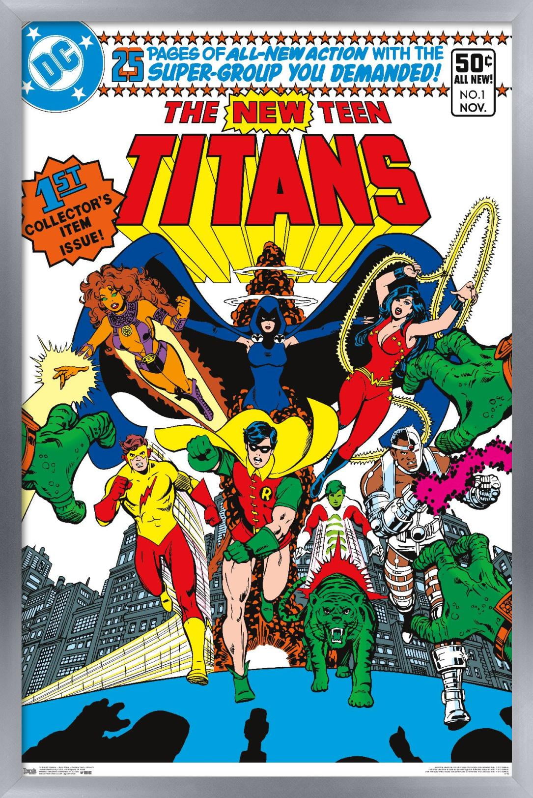 DC Comics - Teen Titans - The New Teen Titans #1 Wall Poster, 14.725" x ...