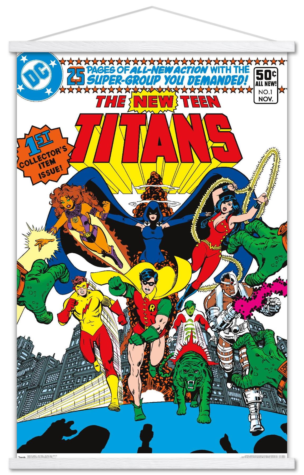 DC Comics - Teen Titans - The New Teen Titans #1 Wall Poster with ...