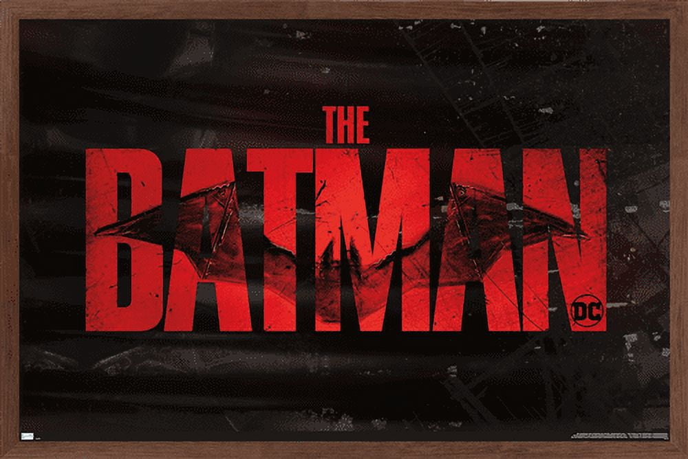 DC Comics The Batman - Logo Wall Poster, 14.725" x 22.375", Framed ...