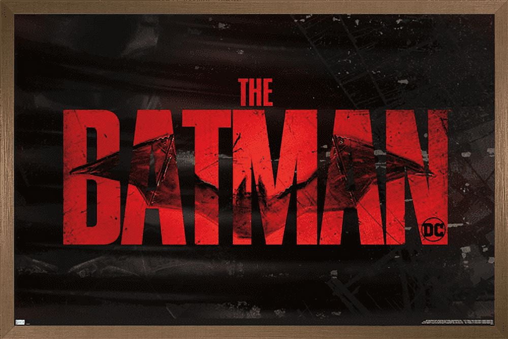 DC Comics The Batman - Logo Wall Poster, 22.375" x 34", Framed ...