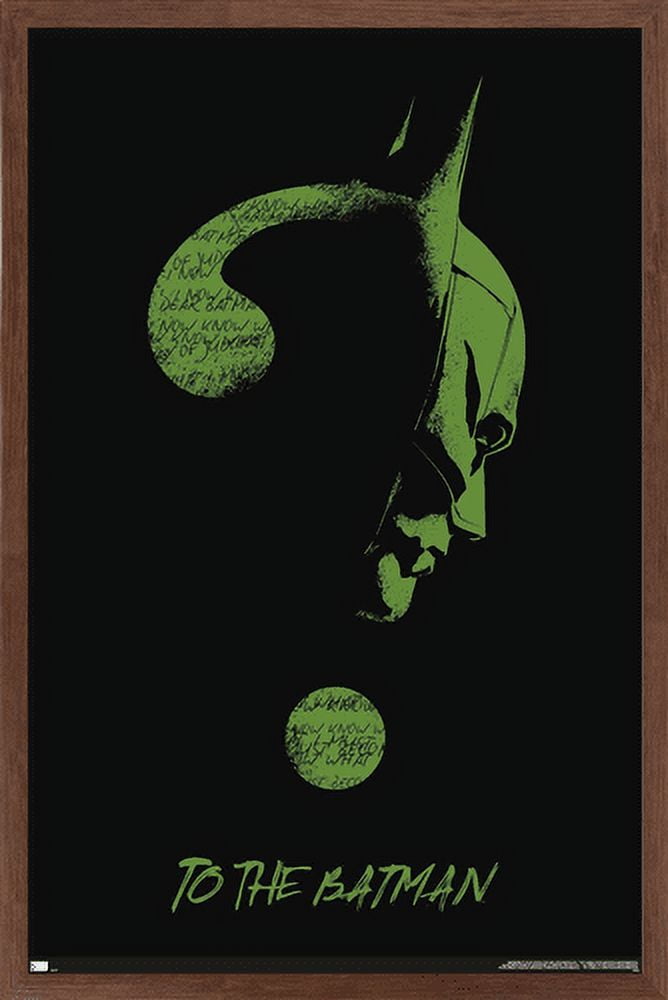 DC Comics The Batman - Riddler Wall Poster, 22.375" x 34", Framed ...