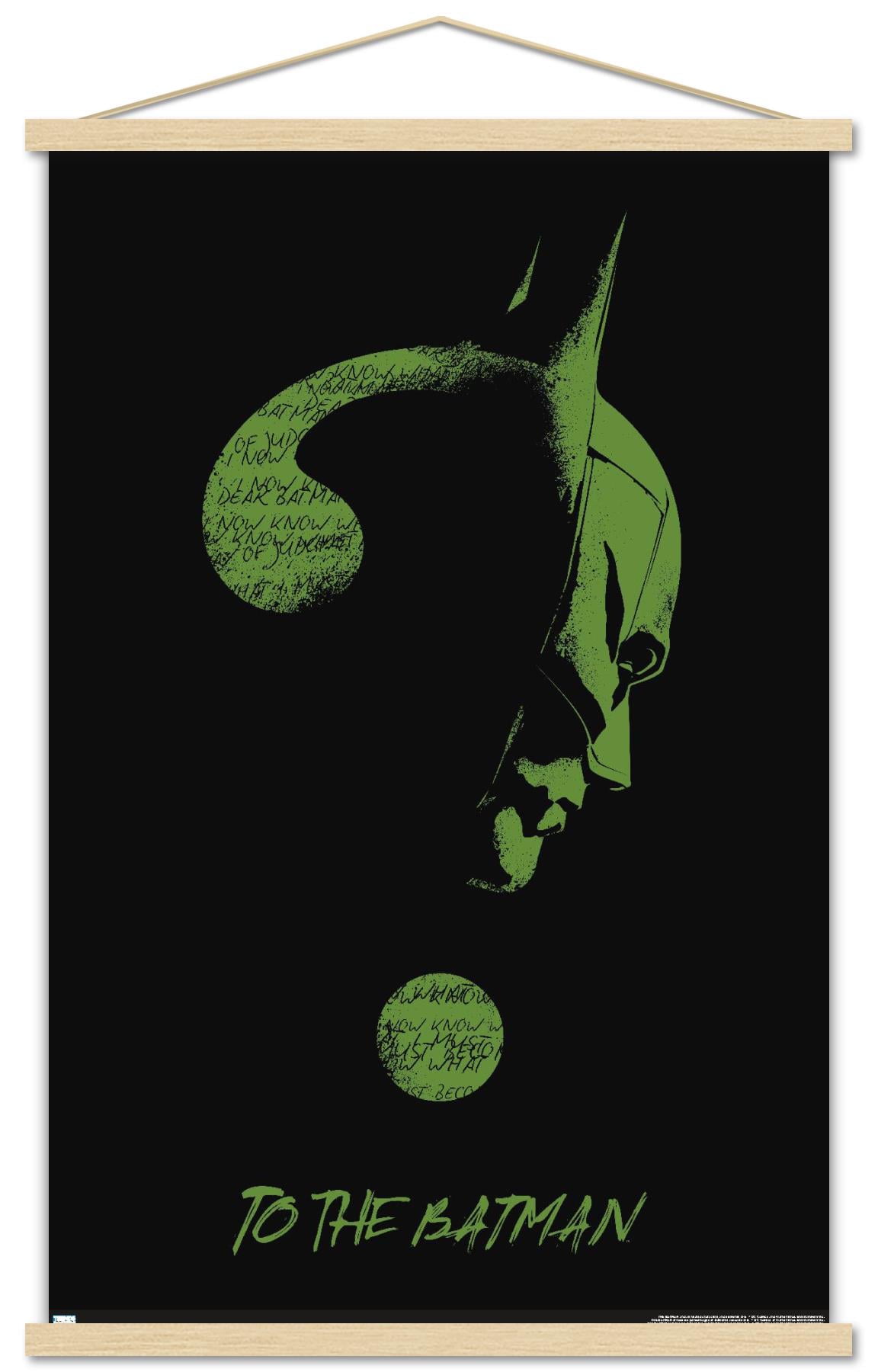 DC Comics The Batman - Riddler Wall Poster with Wooden Magnetic Frame ...