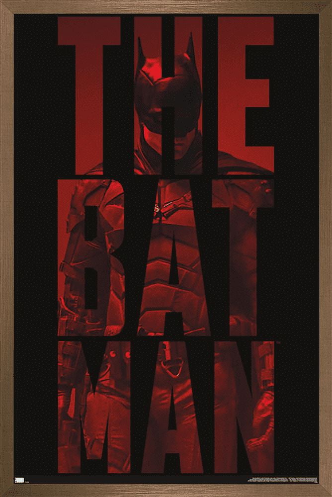 DC Comics The Batman - Text Wall Poster, 22.375" x 34", Framed ...