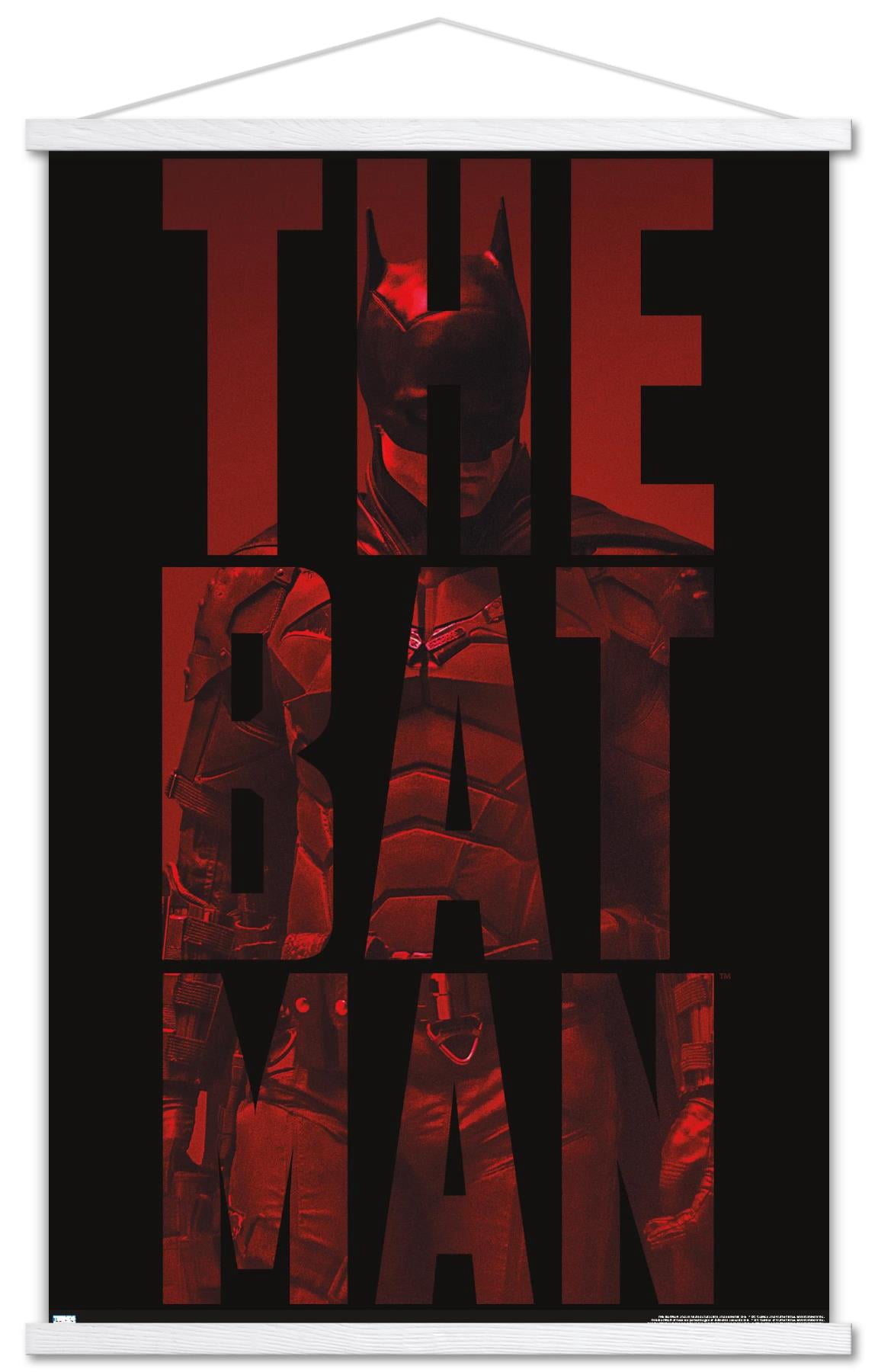 DC Comics The Batman - Text Wall Poster with Wooden Magnetic Frame, 22. ...