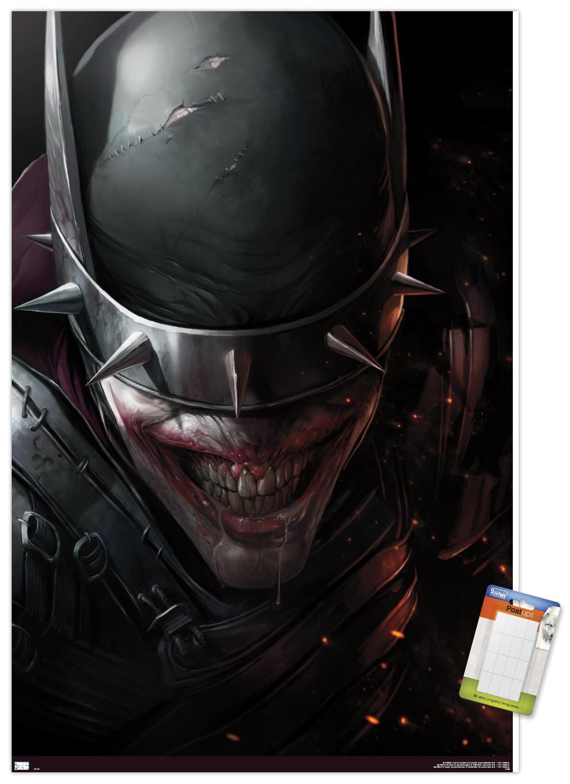 DC Comics The Batman Who Laughs - Face Wall Poster, 14.725" x 22.375 ...