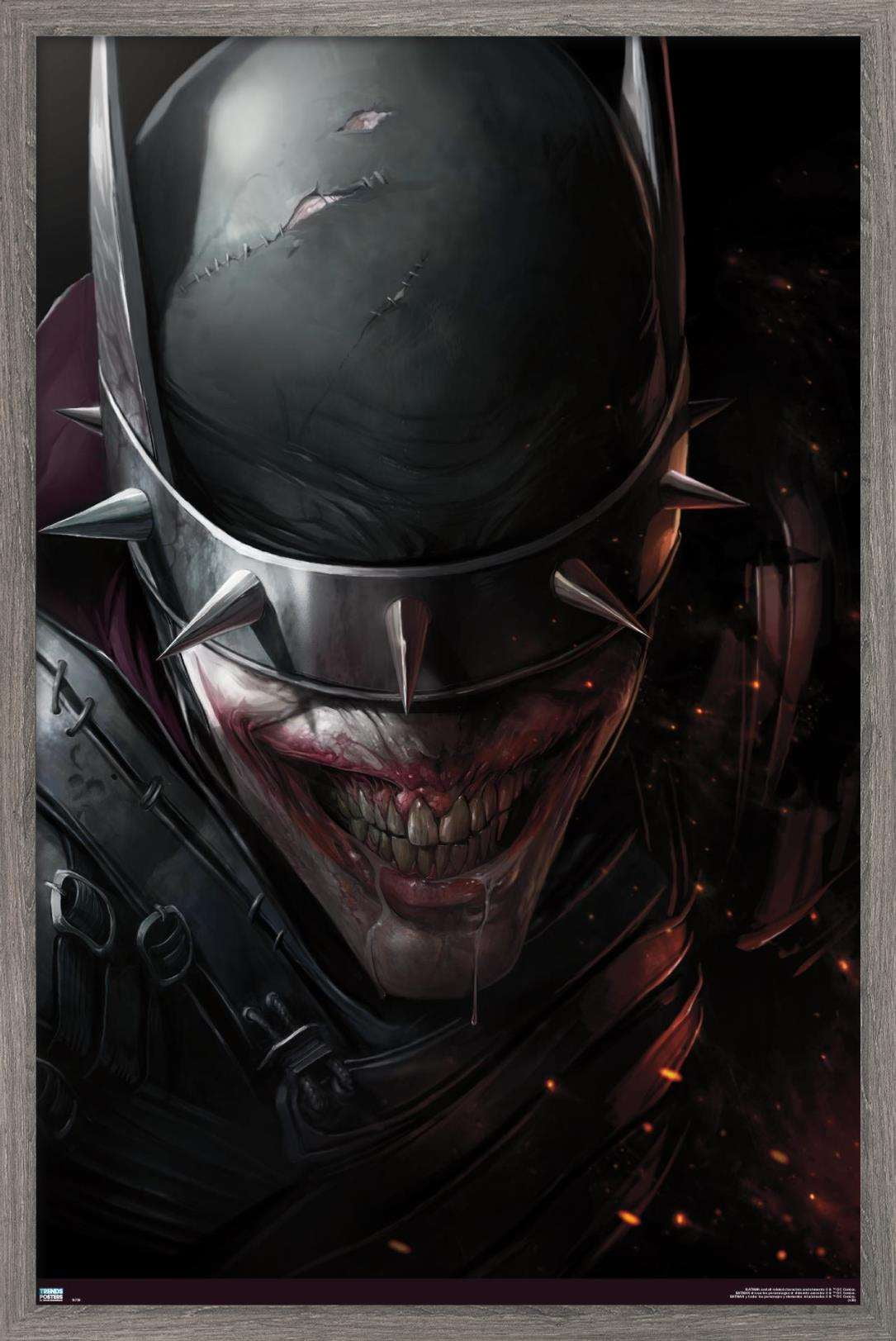 DC Comics The Batman Who Laughs - Face Wall Poster, 22.375" x 34 ...