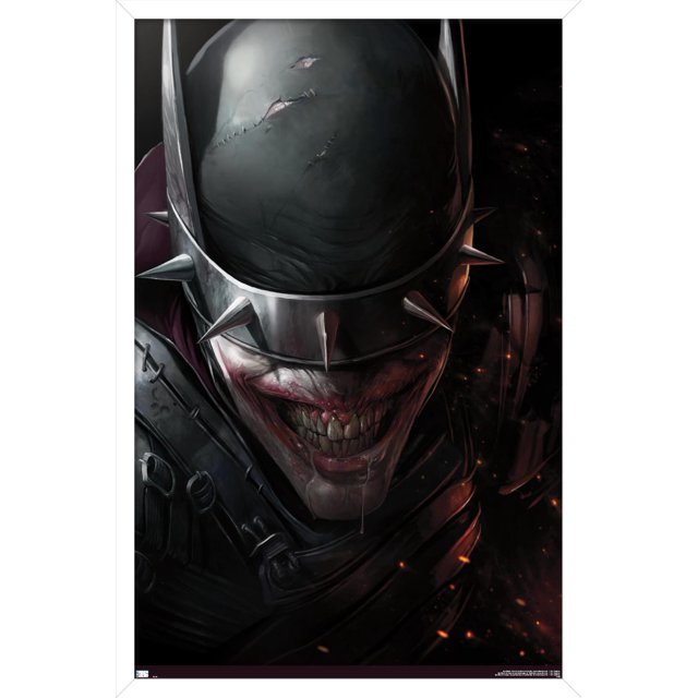 DC Comics The Batman Who Laughs - Face Wall Poster, 22.375" x 34 ...