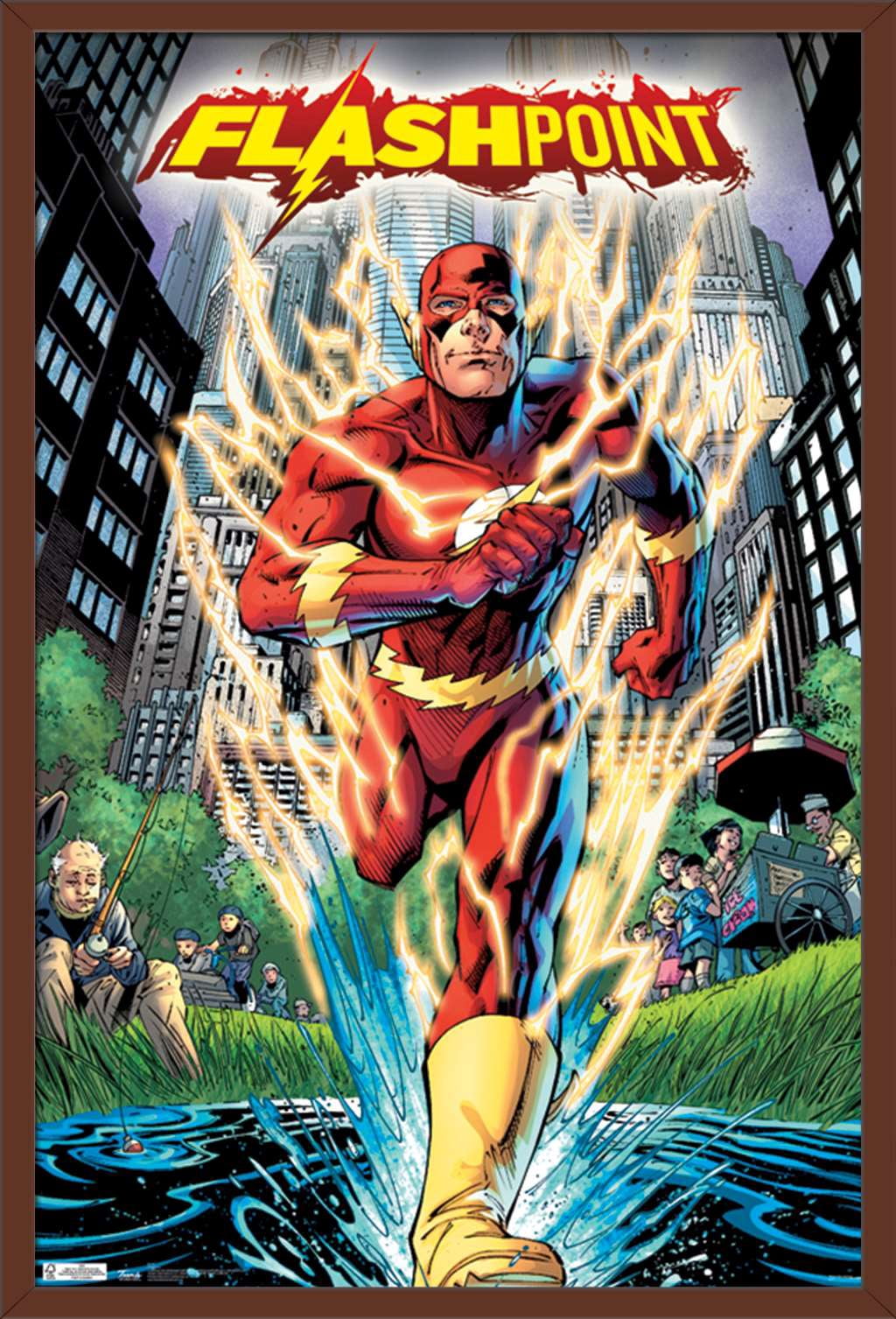 DC Comics - The Flash - Flashpoint Wall Poster, 22.375" x 34", Framed ...