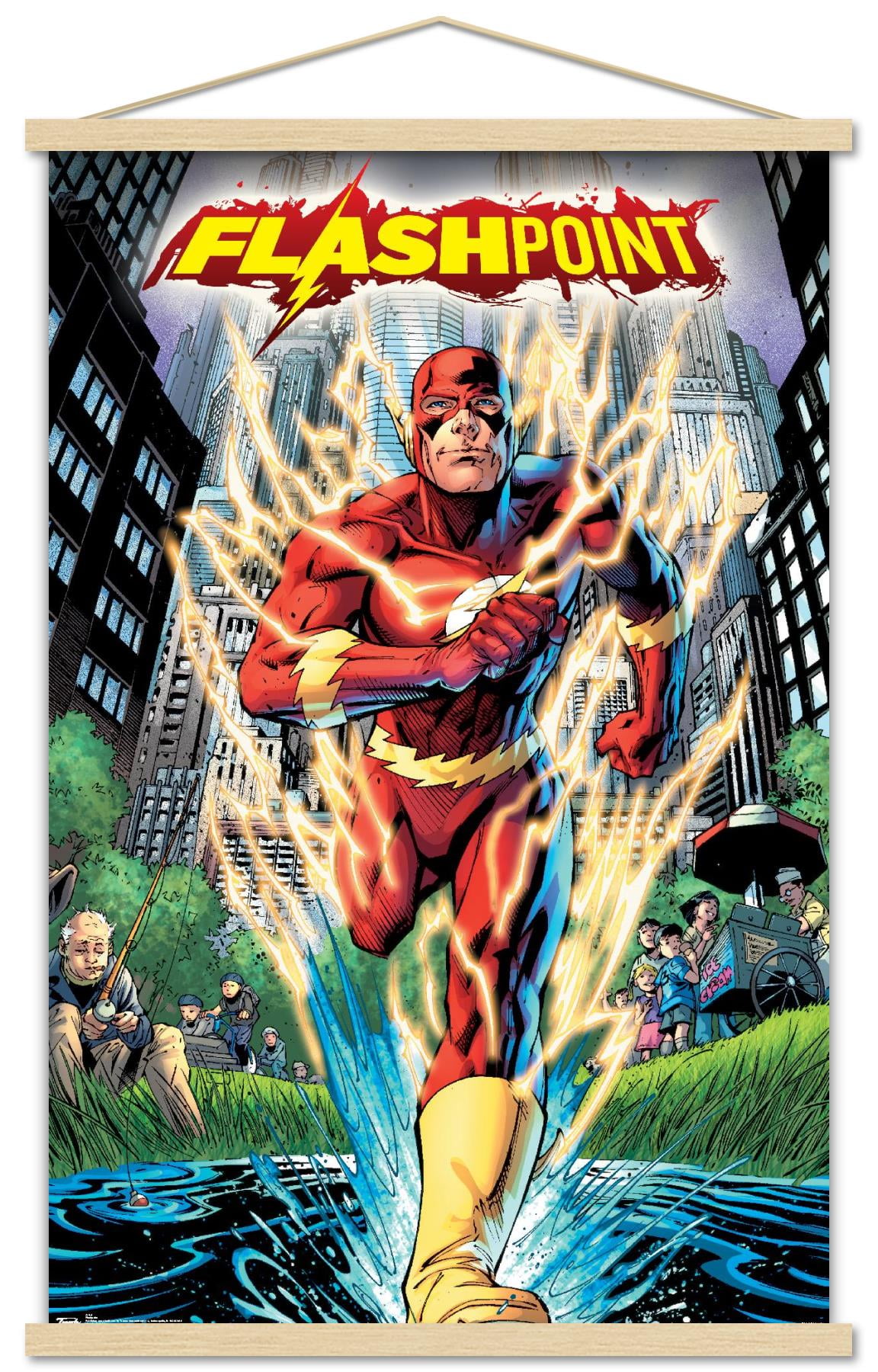 DC Comics - The Flash - Flashpoint Wall Poster with Wooden Magnetic ...