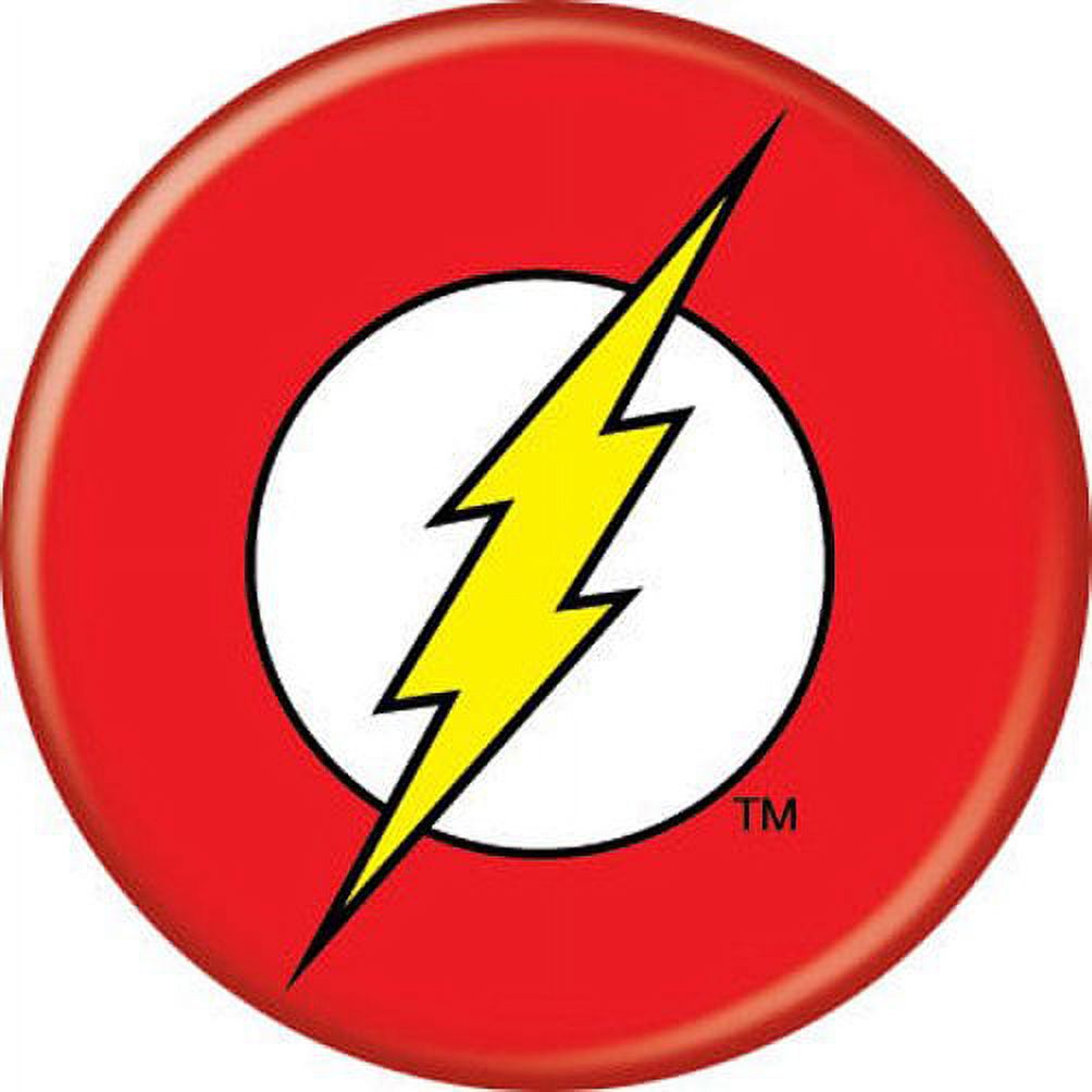 DC Comics The Flash Logo Licensed 1.25 Inch Button 81081 - Walmart.com