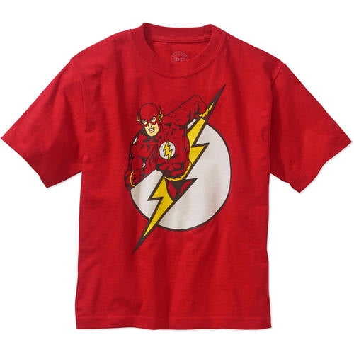 DC Comics The Flash Logo T-Shirt (Little Boys & Big Boys) - Walmart.com