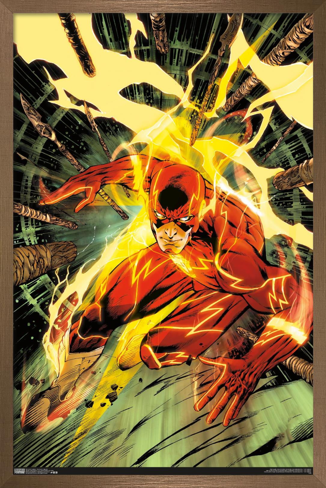 DC Comics - The Flash - Spears Wall Poster, 22.375" x 34", Framed ...
