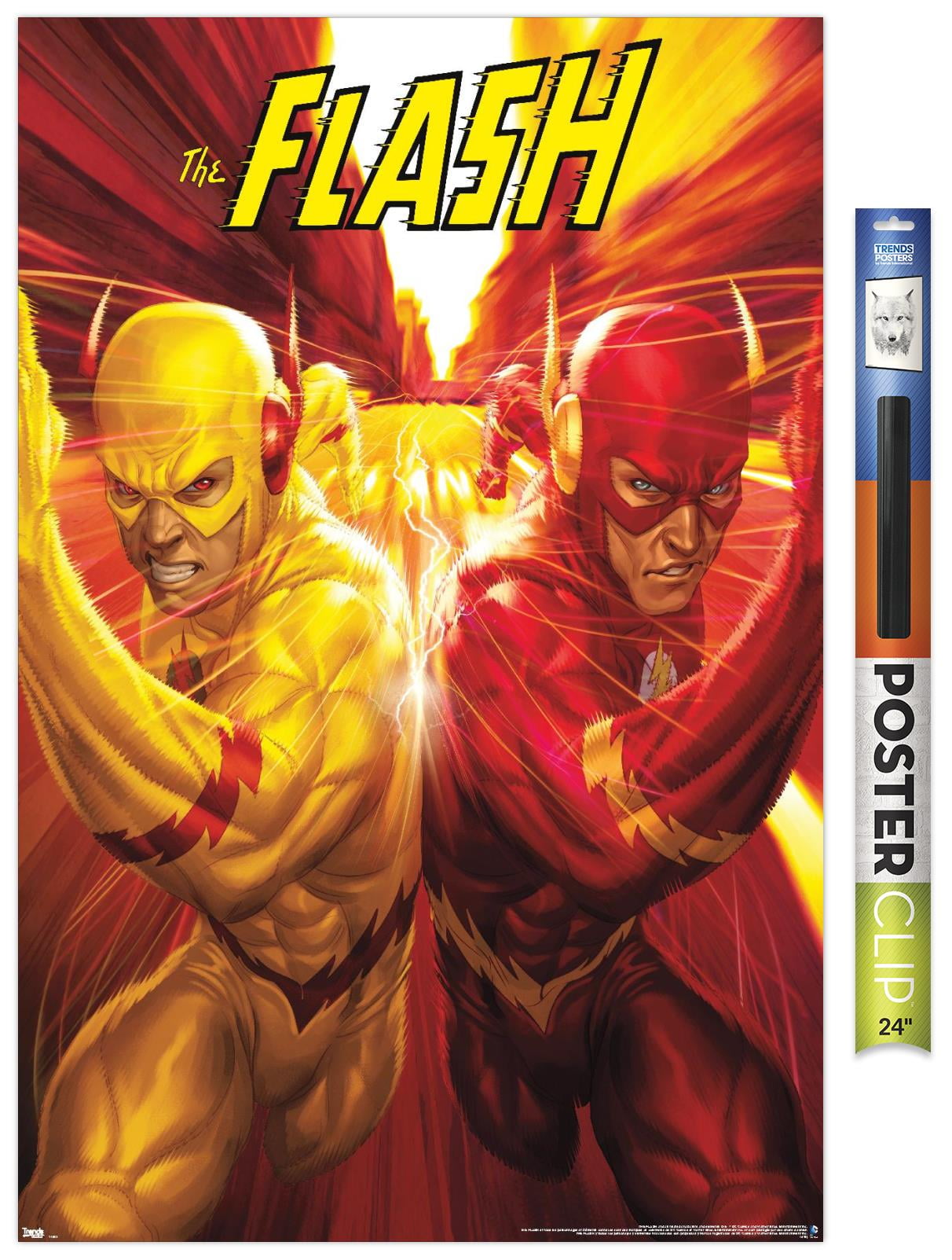 DC Comics - The Flash and The Reverse Flash - Race Wall Poster, 22.375 ...