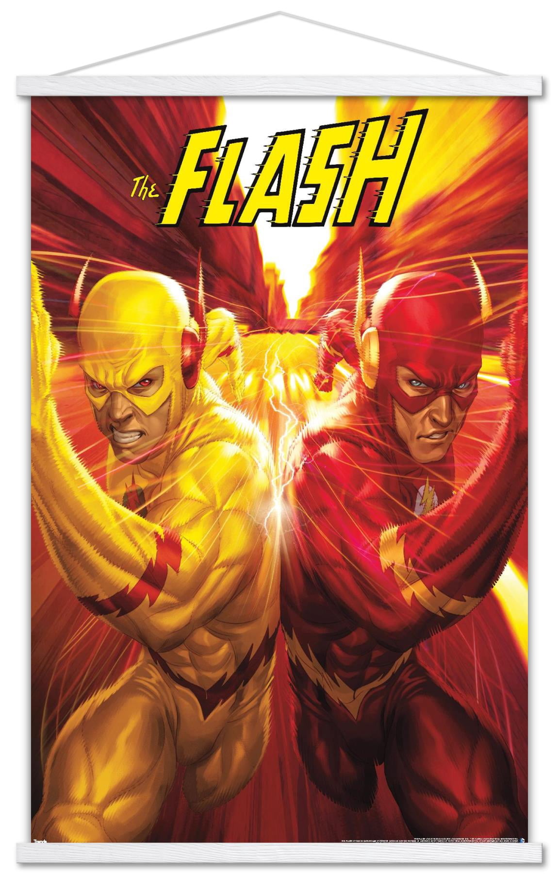 DC Comics The Flash and The Reverse Flash - Race Wall Poster with ...