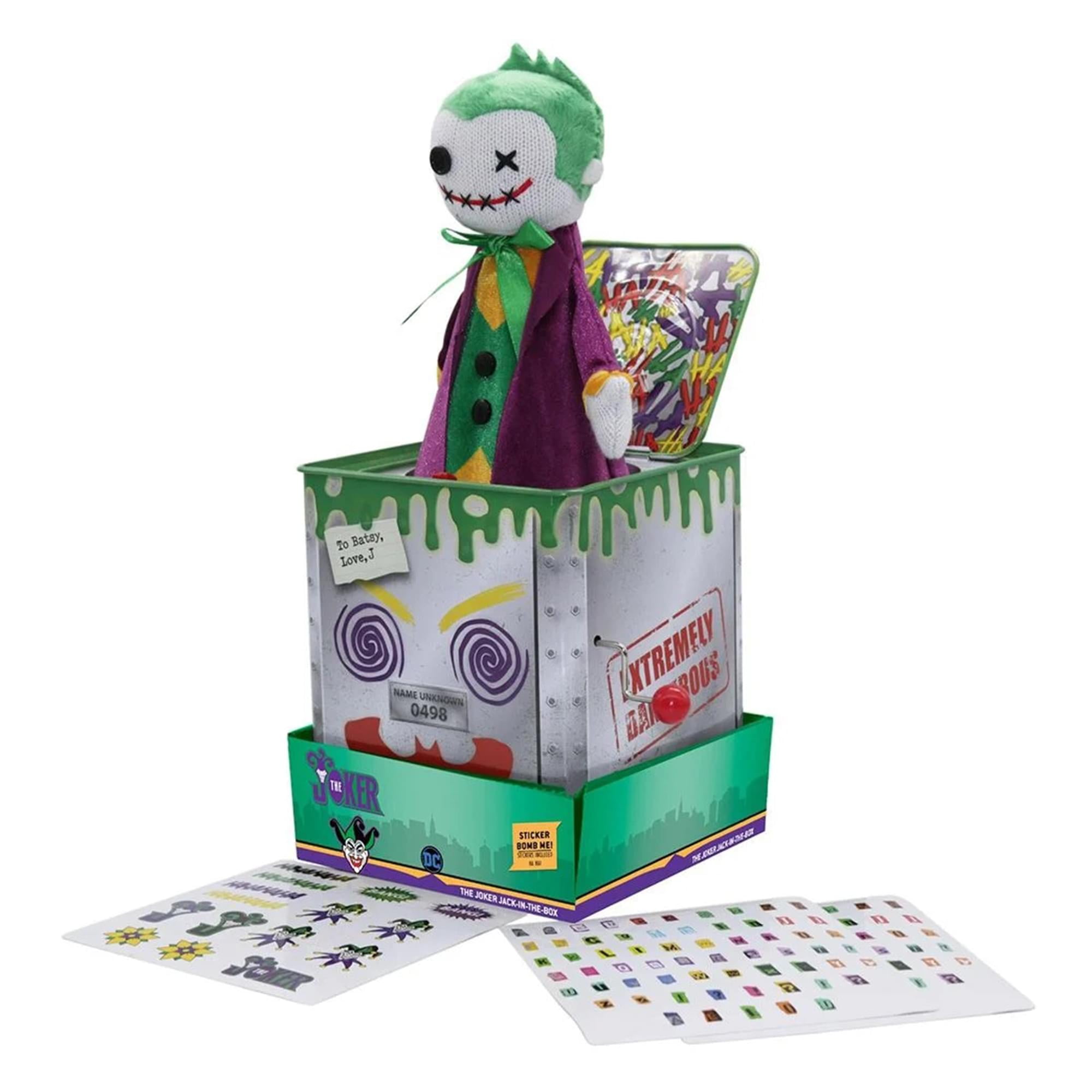 DC Comics The Joker Jack-in-the-Box With Stickers - Walmart.com