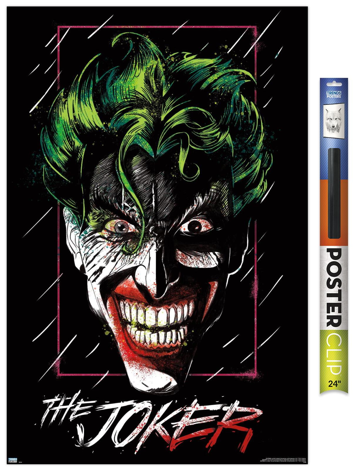 DC Comics - The Joker - Up Close Wall Poster, 22.375" x 34" - Walmart.com