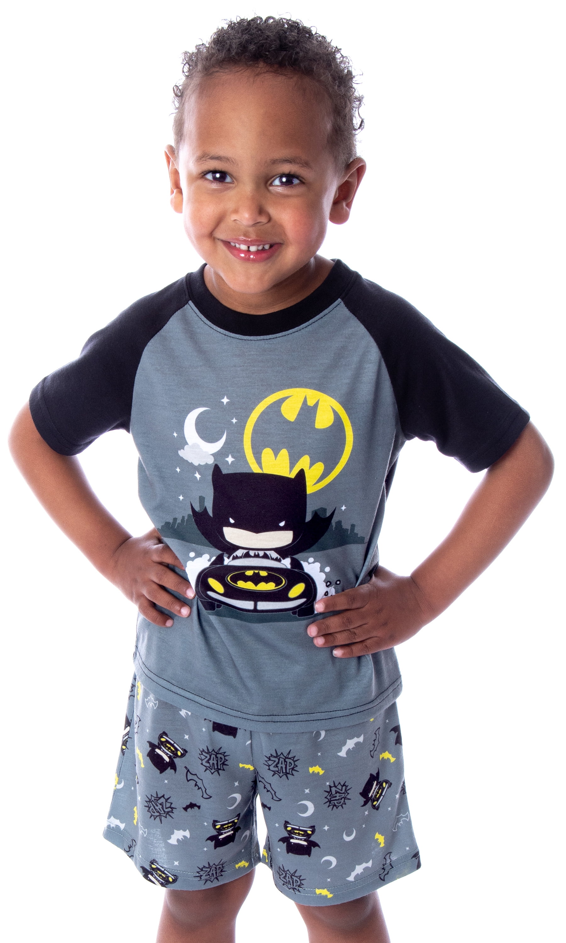 DC Comics Toddler Boys' Batman Pajamas Night Riding 2 Piece Pajama Set ...