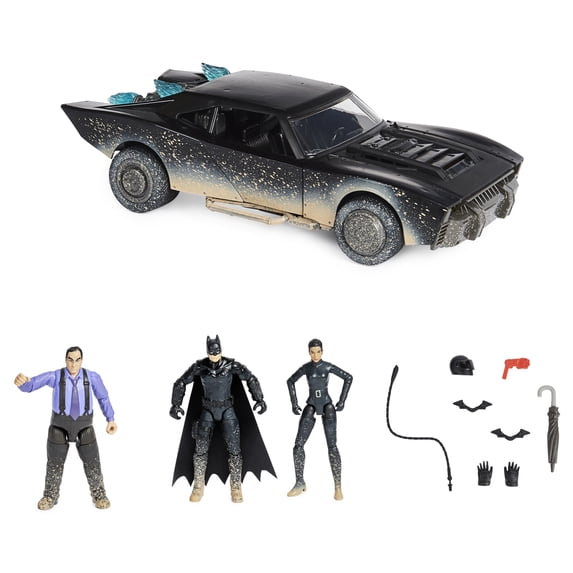 DC Comics, Ultimate Batman Set, 4" Batman, Selina Kyle, Penguin ...